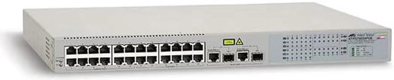 Allied Telesis AT-FS750/24POE-10 10/100Mbps Ethernet Switch 24 x RJ45 + 2 x SFP - Retail ...
