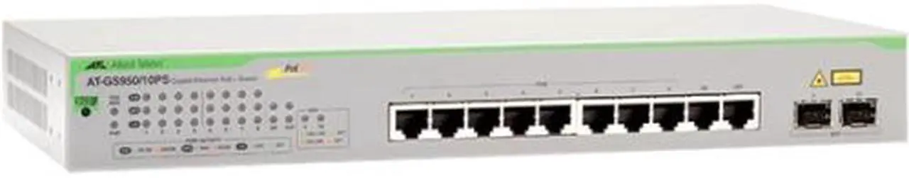 Allied Telesis GS950 PS AT-GS950/10PS-10 Switch - Newegg.com