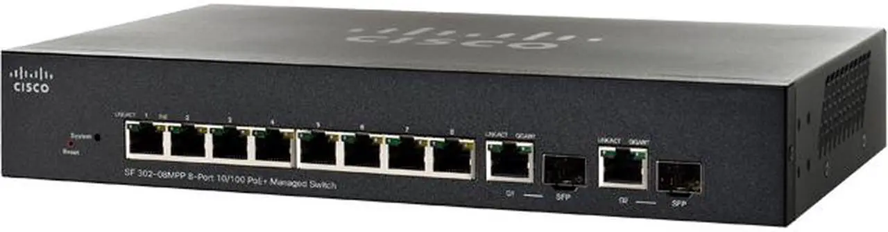 CISCO 300 SF302-08MPP Switch - Newegg.com