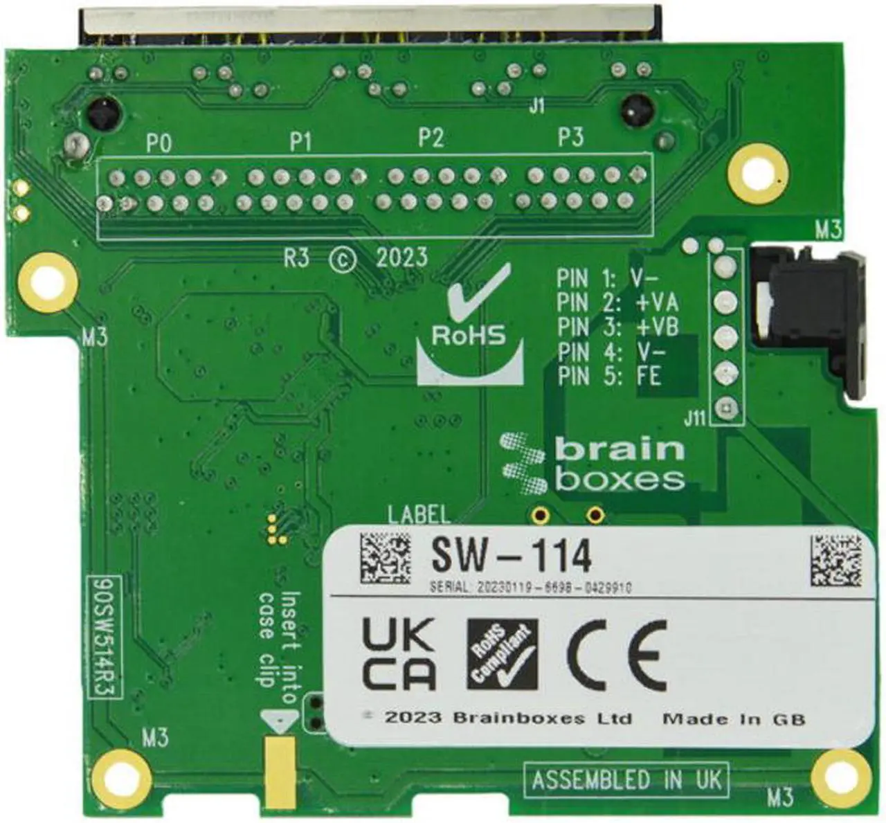 Embedded 4 Port Gigabit Ethernet Switch Ind temp range -40F to +176F ...