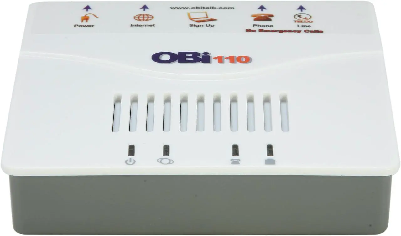 Open Box: Obihai OBI110 VoIP Telephone Adapter with Google Voice, SIP ...
