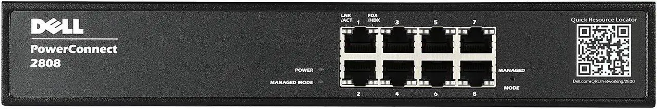 Dell PowerConnect 2808 8 Port 10/100/1000 Mbps Smart Switch - Newegg.com