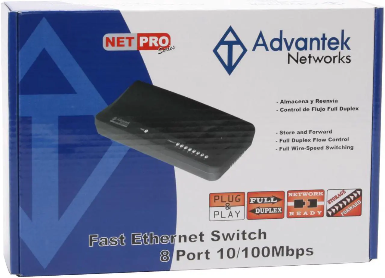 Advantek ANS-08P Switch - Newegg.com