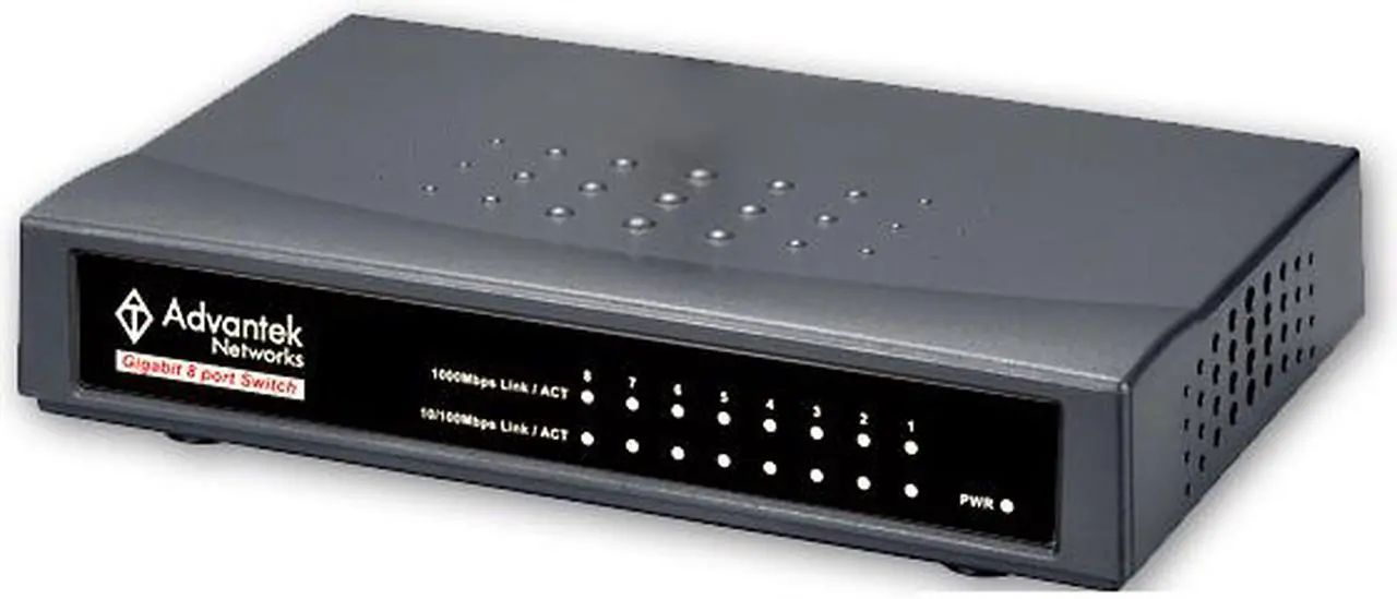 Advantek ANS-800P Gigabit Ethernet Switch - Newegg.com