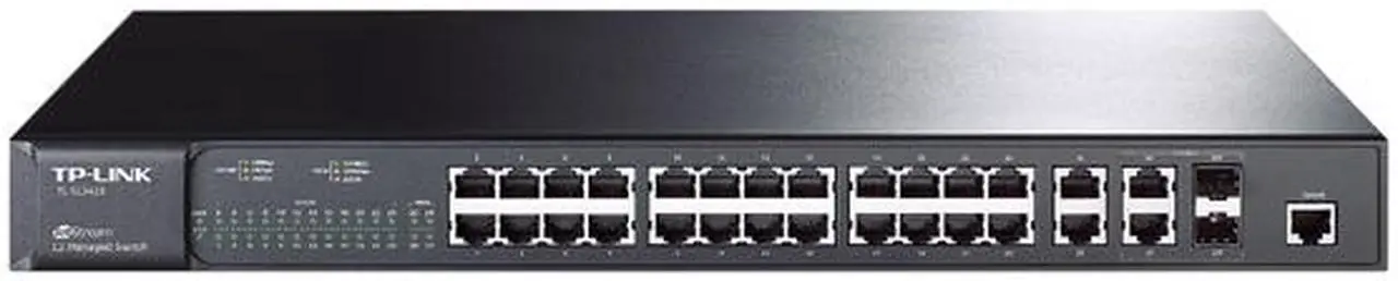 TP-LINK TL-SL3428 24+4G Gigabit-Uplink Managed Switch - Newegg.com