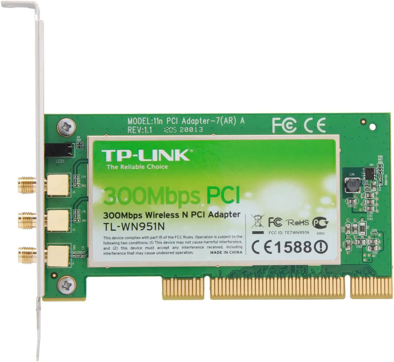 TP-Link TL-WN951N 32bit PCI Wireless N Adapter - Newegg.com