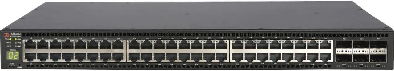 BROCADE ICX 7750-48C - SWITCH - 48 PORTS- MANAGED - RACK-MOUNTABLE ...