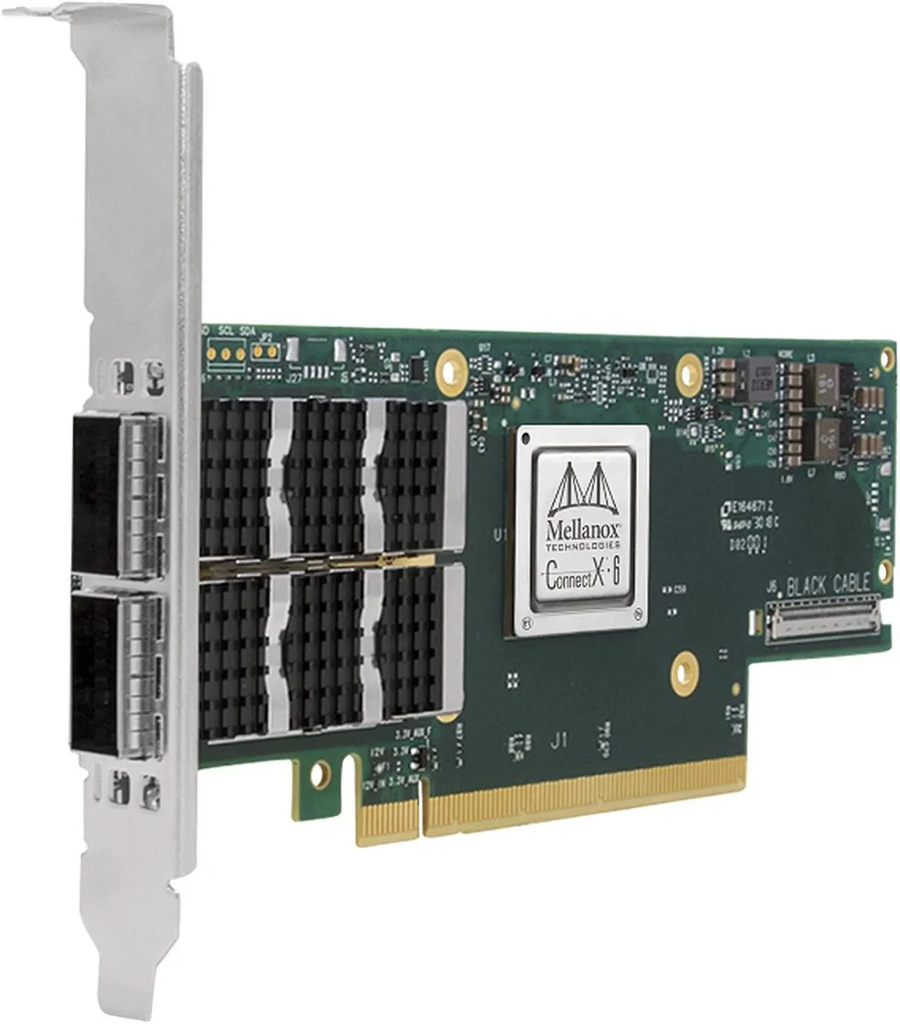 Mellanox MCX653106A-HDAT-SP PCIe 4.0 x16 ConnectX-6 VPI Adapter Card ...