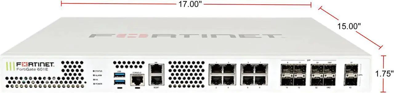 Fortinet FortiGate 601E Network Security/Firewall Appliance - Newegg.com