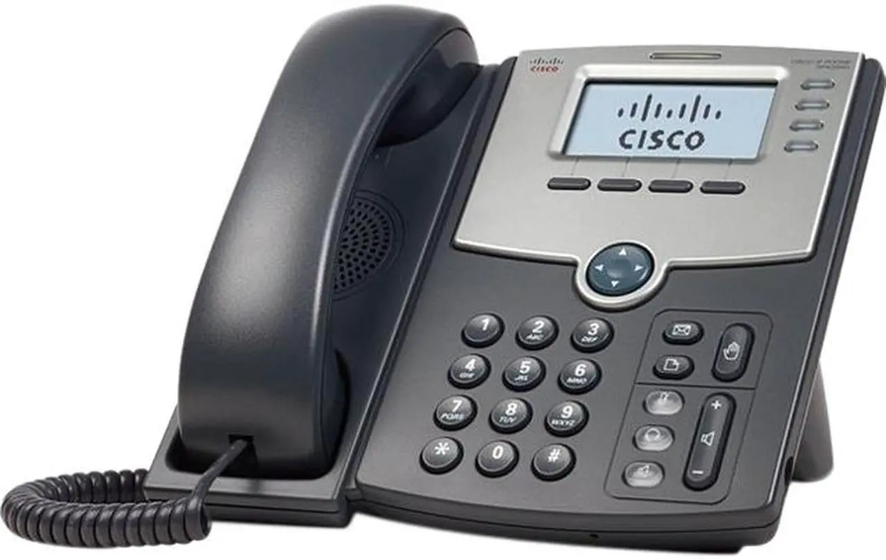 Refurbished: Cisco SPA504G 4-Line IP Phone with 2-Port Switch, PoE and ...