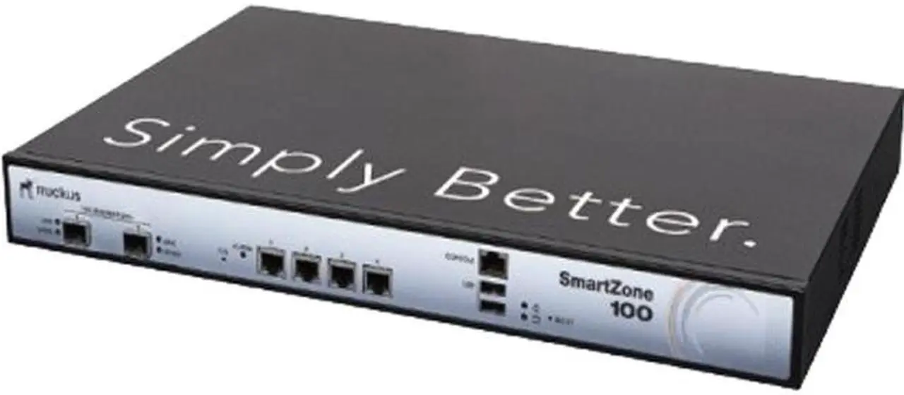 RUCKUS P01-S104-XX00 SmartZone 100 Smart WLAN Controller, 4 x GE Ports ...
