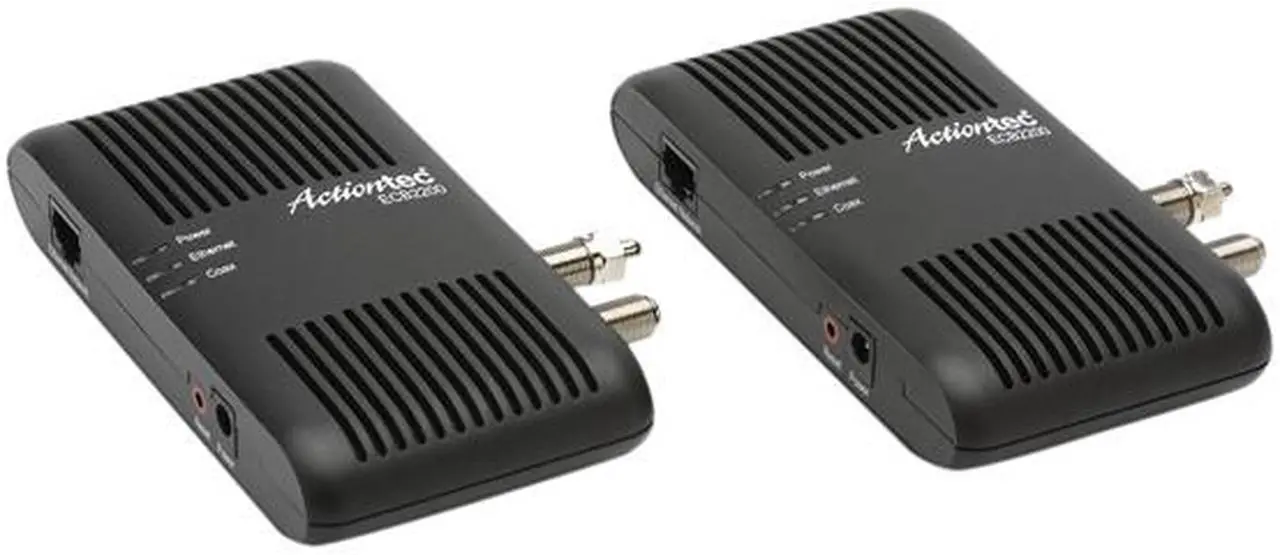 Actiontec HME2200-02K Ethernet to CoaxMoCA Network Adapter for Cable TV ...
