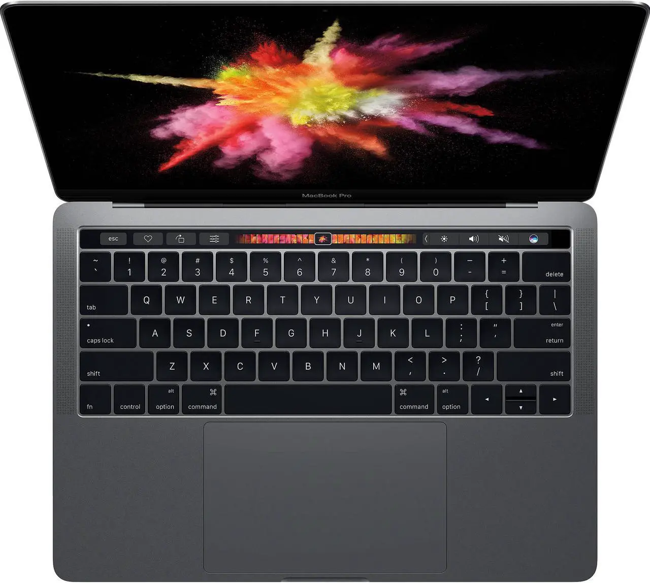 Refurbished: Apple Laptop MacBook Pro with Touch Bar (Late 2016) Intel ...