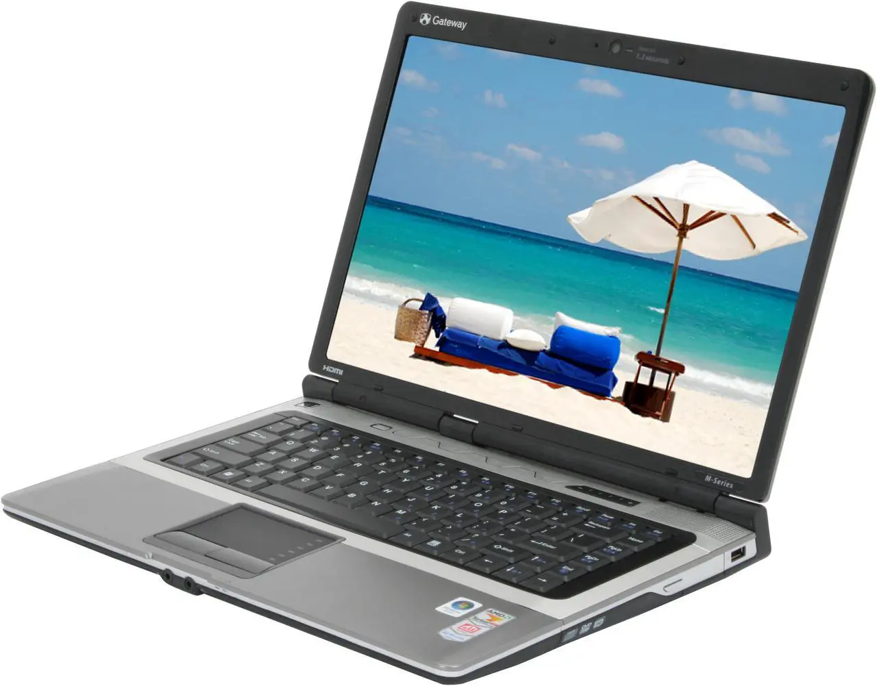 Refurbished: Gateway Laptop AMD Turion 64 X2 TL-56 2GB Memory 250GB HDD ...