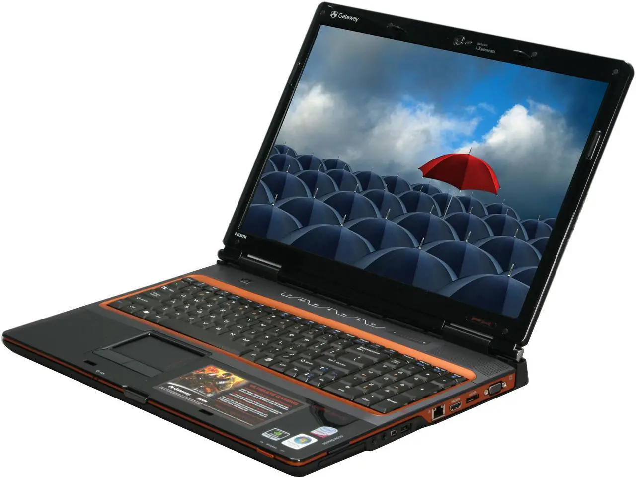 Gateway Laptop Intel Core 2 Duo P8400 4GB Memory 320GB HDD NVIDIA GeForce 9800M GTS 17.0 ...