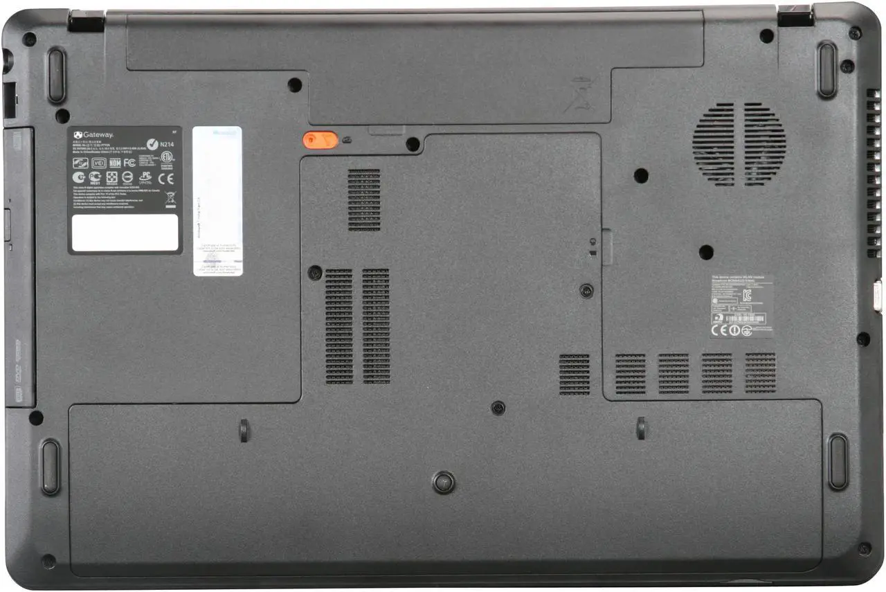 Gateway Laptop AMD A8-3500M 4GB Memory 640GB HDD AMD Radeon HD 6620G 17 ...