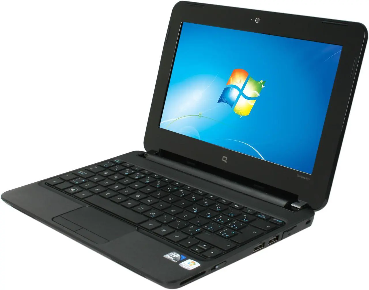 Refurbished: COMPAQ Mini CQ10-400CA Black 10.1" WSVGA Netbook - Newegg.com