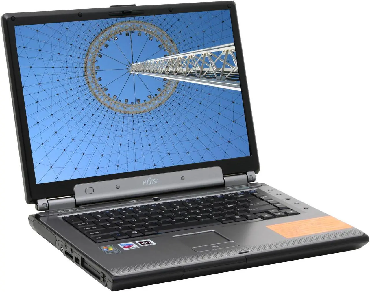 Fujitsu Laptop LifeBook Intel Pentium M 740 512MB Memory 80GB HDD ATI ...