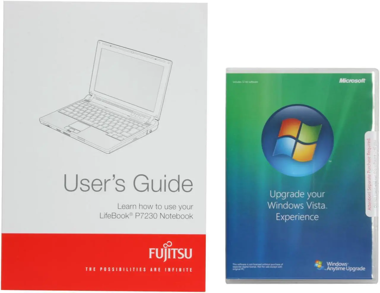 Fujitsu Laptop LifeBook Intel Core Duo U2500 1GB Memory 80GB HDD Intel ...