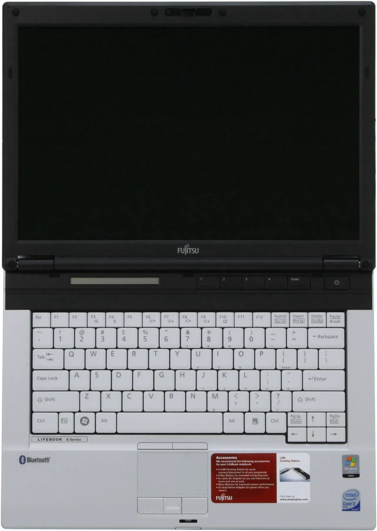 Fujitsu Laptop LifeBook Intel Core 2 Duo T7250 2GB Memory 160GB HDD ...