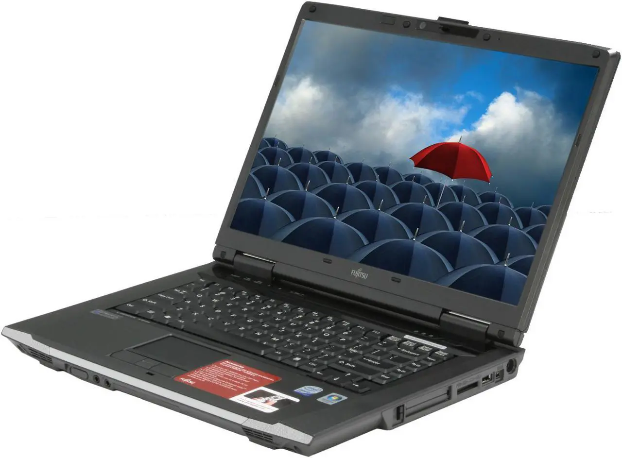 Fujitsu Laptop LifeBook Intel Core 2 Duo T5850 3GB Memory 300GB HDD ...