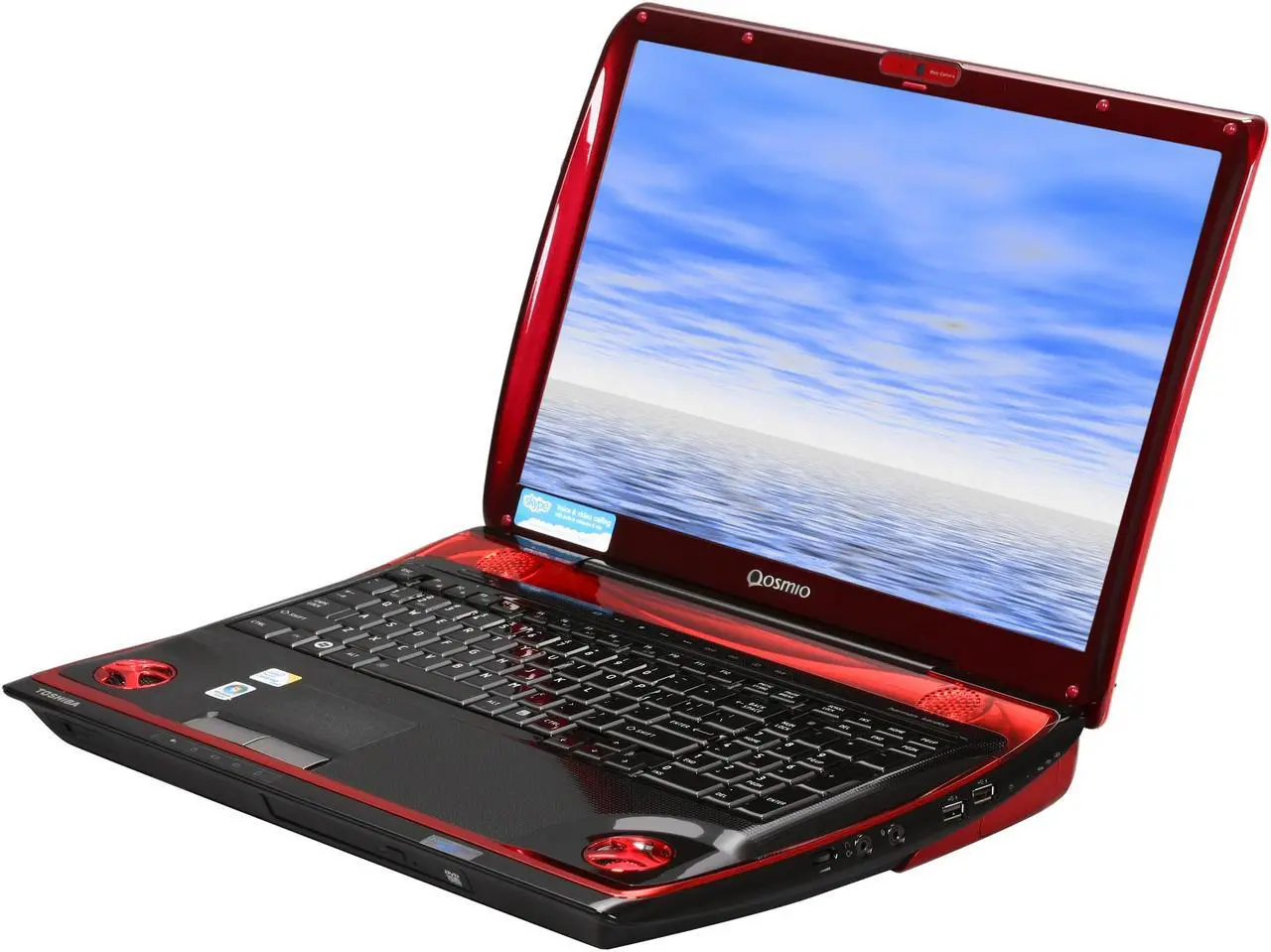 TOSHIBA Laptop Qosmio Intel Core 2 Duo P7350 4GB Memory 320GB HDD NVIDIA GeForce 9700M GTS 17.0 ...