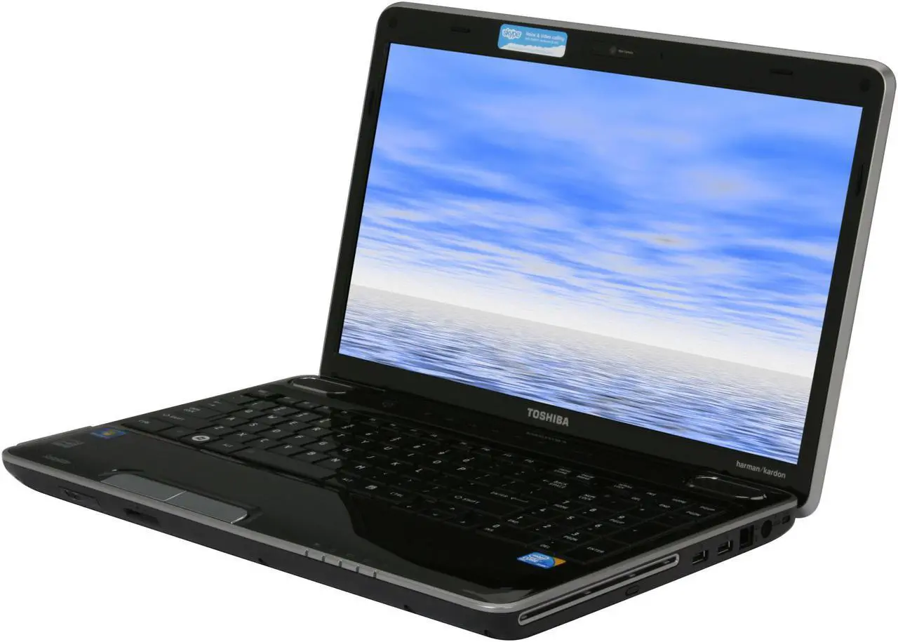 TOSHIBA Laptop Satellite Intel Core 2 Duo P7450 6GB Memory 500GB HDD ...