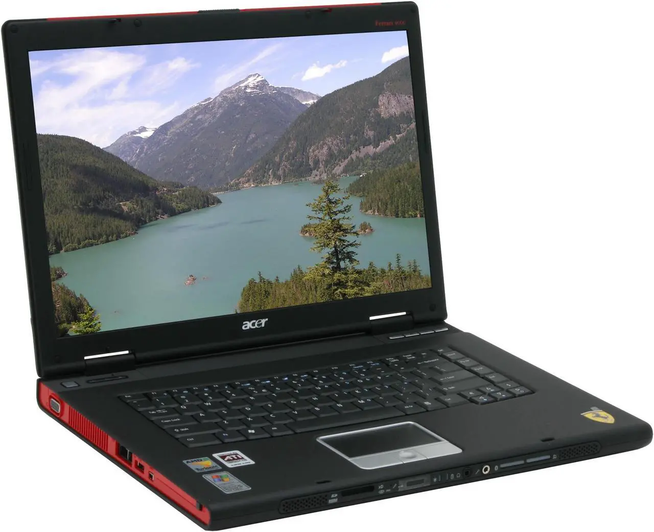 Acer Laptop Ferrari AMD Turion 64 ML-37 1GB Memory 100GB HDD ATI ...