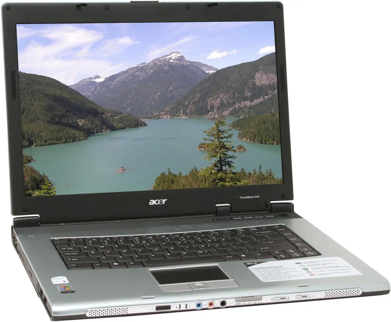 Acer Laptop TravelMate Intel Core Duo T2300 1GB Memory 120GB HDD Intel ...