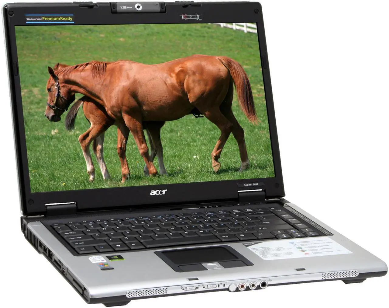 Acer Laptop Aspire Intel Core 2 Duo T5500 2GB Memory 120GB HDD NVIDIA ...