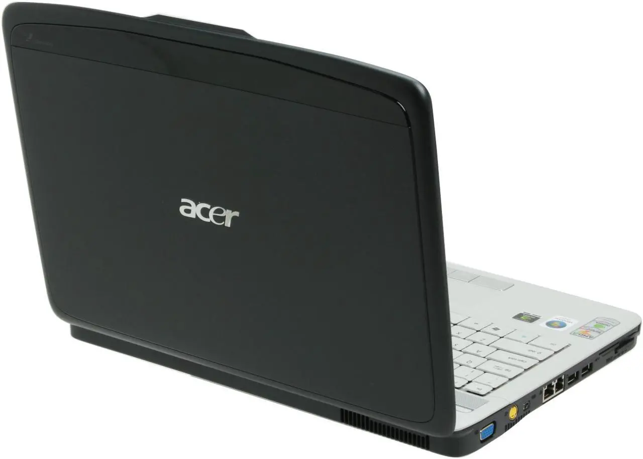 Acer Laptop Aspire AMD Turion 64 X2 TL-52 1GB Memory 120GB HDD NVIDIA ...