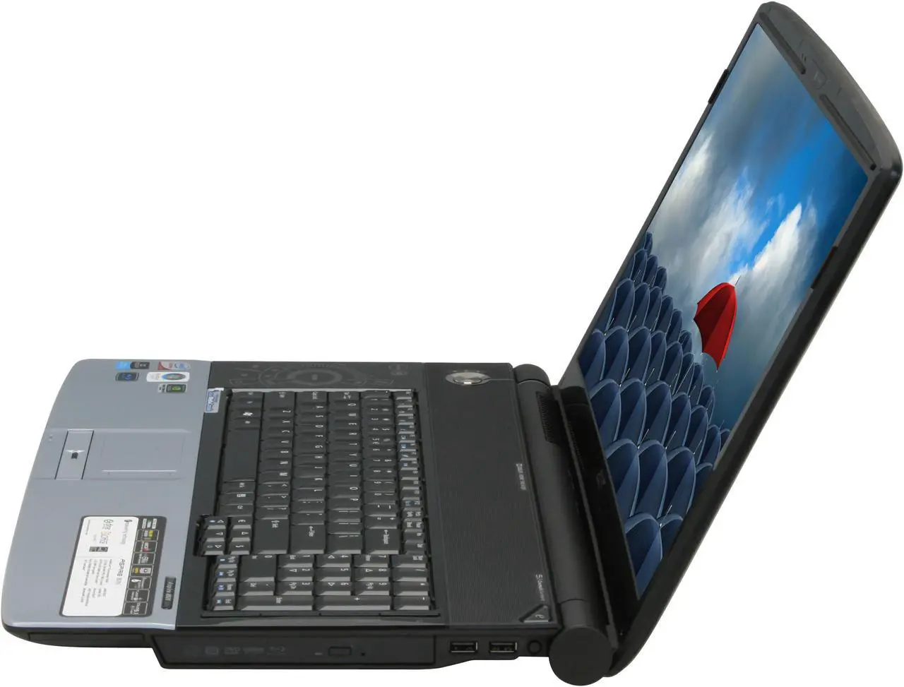 Acer Laptop Aspire Intel Core 2 Duo T9300 4GB Memory 320GB HDD NVIDIA ...