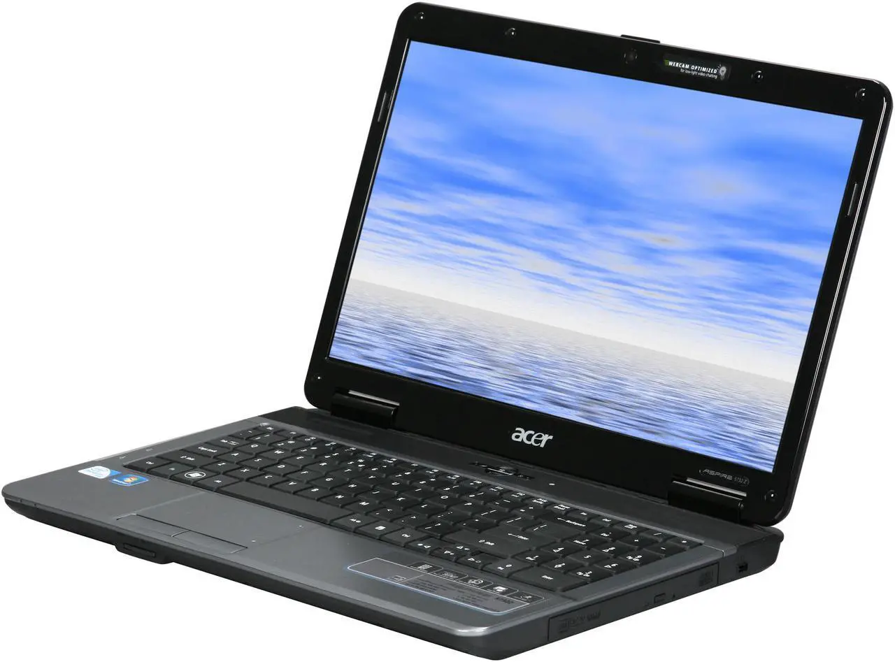 Acer Laptop Aspire Intel Pentium T4300 2GB Memory 160GB HDD Intel GMA ...