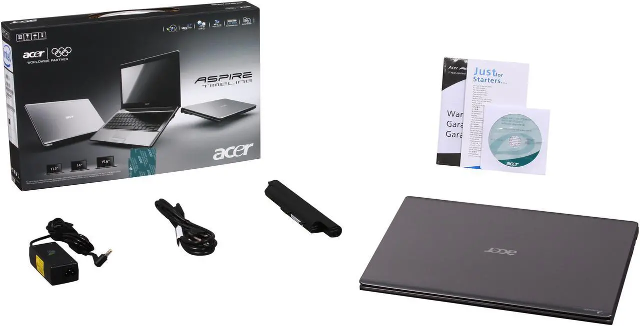 Acer Laptop Aspire Timeline Intel Pentium SU2700 3GB Memory 320GB HDD ...