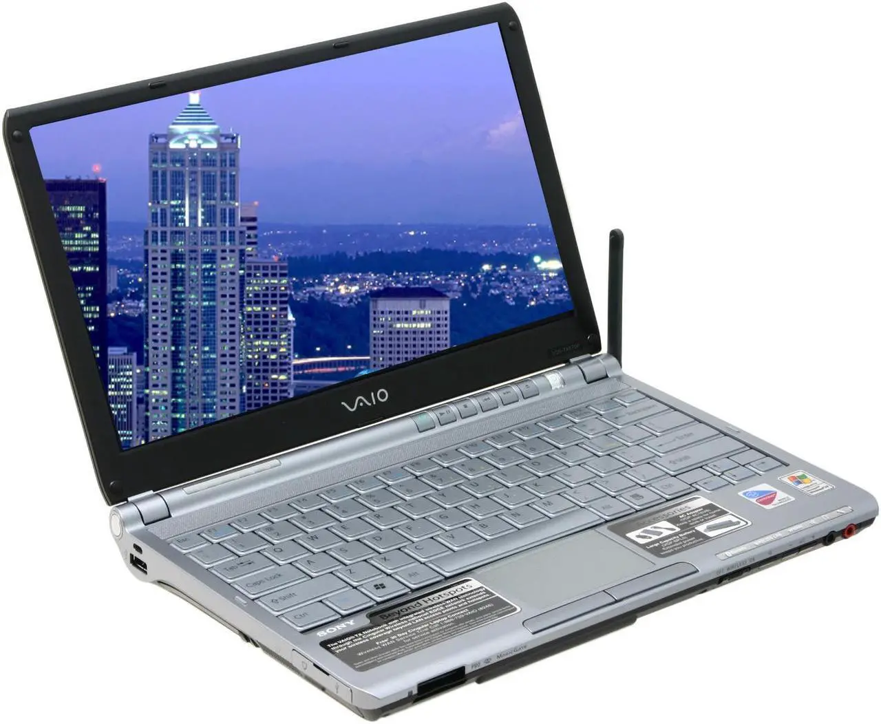 SONY Laptop VAIO TX Series Intel Pentium M ULV 753 1GB Memory 60GB HDD Intel GMA 900 11.1 ...