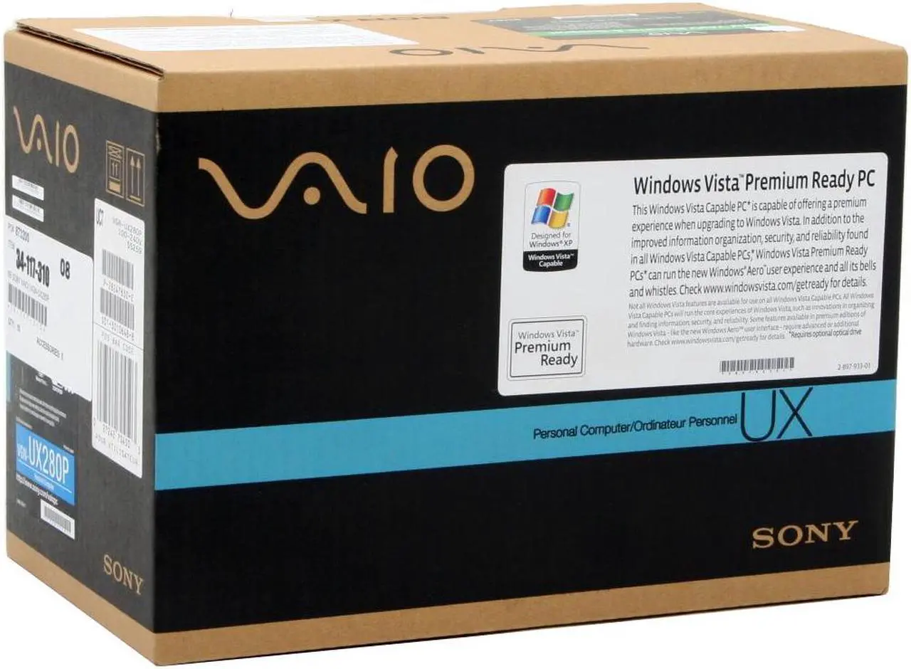 SONY VAIO UX Series VGN-UX280P 4.5" Ultra Mobile PC - Newegg.com