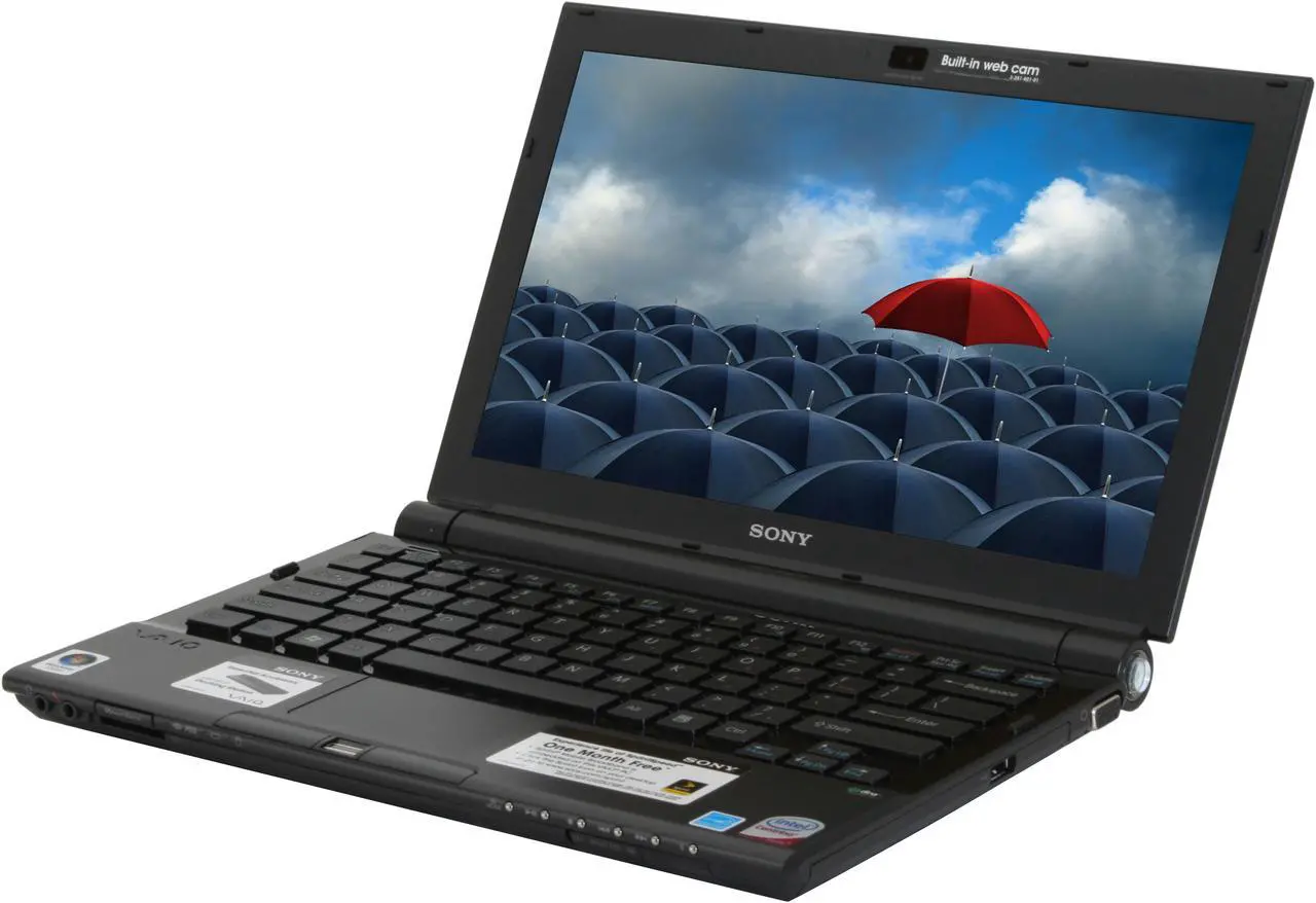 SONY Laptop VAIO TZ Series Intel Core 2 Duo U7500 2GB Memory 100GB HDD ...