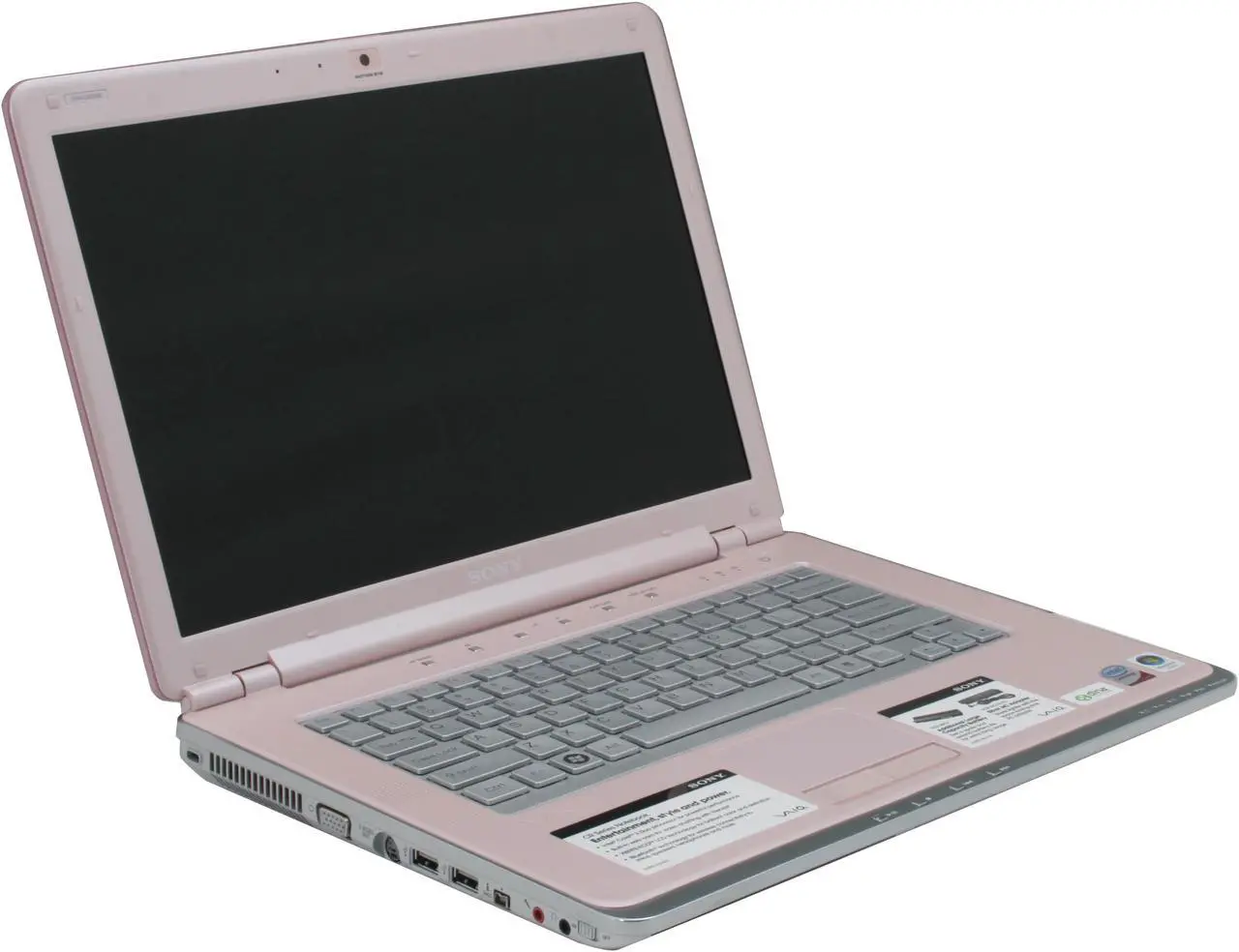 SONY Laptop VAIO CR Series Intel Core 2 Duo T8100 2GB Memory 200GB HDD ...