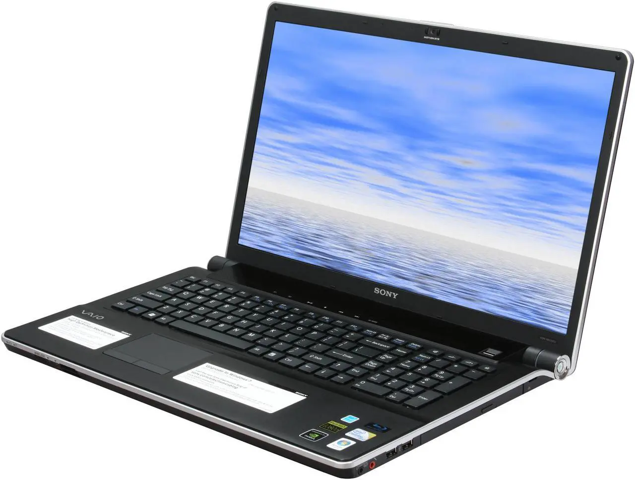 SONY Laptop VAIO AW Series Intel Core 2 Duo P7350 4GB Memory 500GB HDD ...