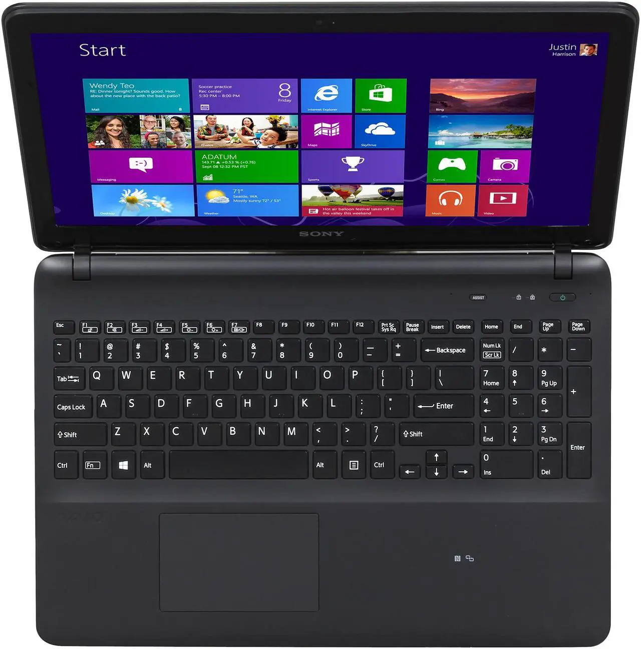 SONY Laptop VAIO F Series AMD A10-5745M 4GB Memory 750GB HDD AMD Radeon ...