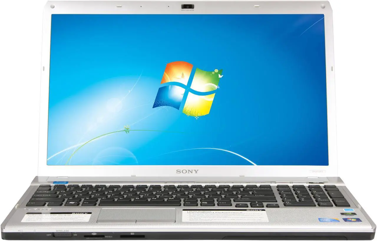 SONY Laptop Intel Core i7-720QM 4GB Memory 500GB HDD NVIDIA GeForce ...