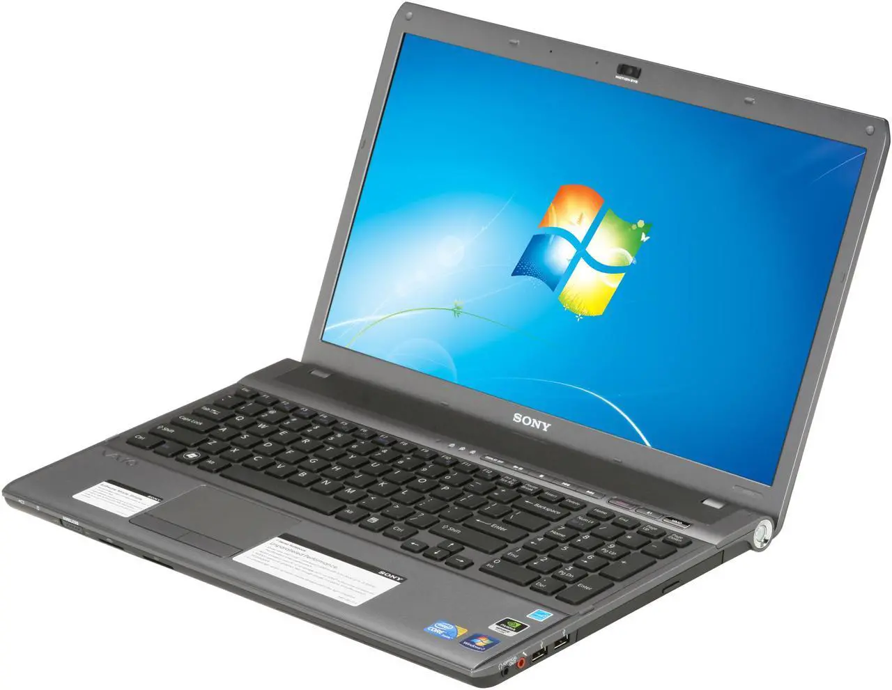 SONY Laptop Intel Core i7-720QM 4GB Memory 500GB HDD NVIDIA GeForce GT ...