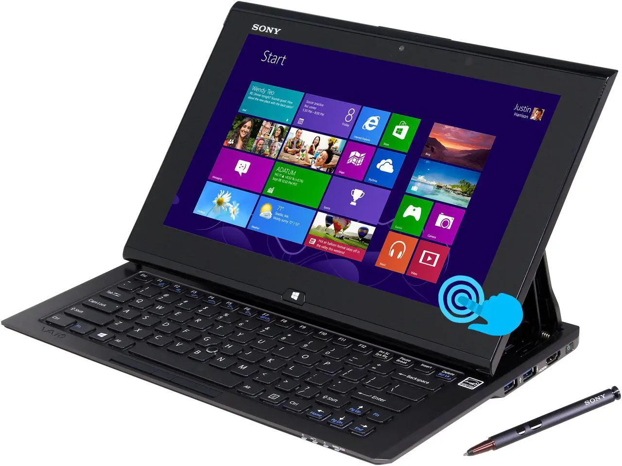 SONY Ultrabook VAIO Intel Core i5-3317U 6GB Memory 128 GB SSD Intel HD ...