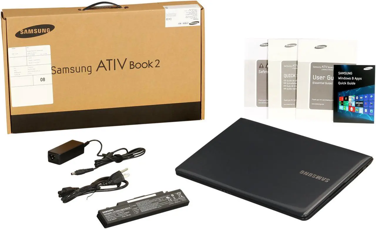 SAMSUNG Laptop ATIV Book 2 AMD E2-2000 4GB Memory 500GB HDD AMD Radeon ...