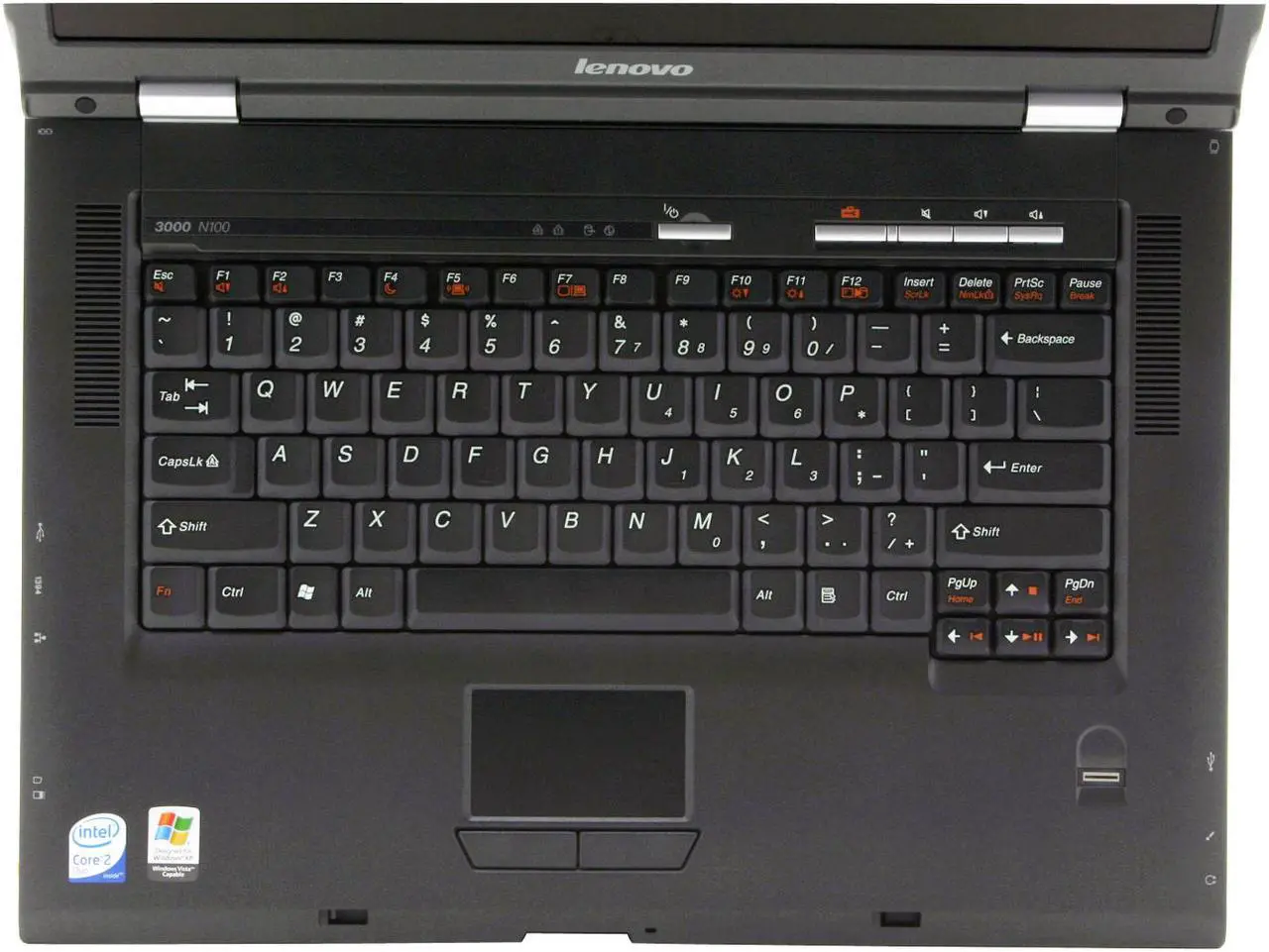Lenovo Laptop 3000 N Series Intel Core 2 Duo T7200 1GB Memory 120GB HDD ...