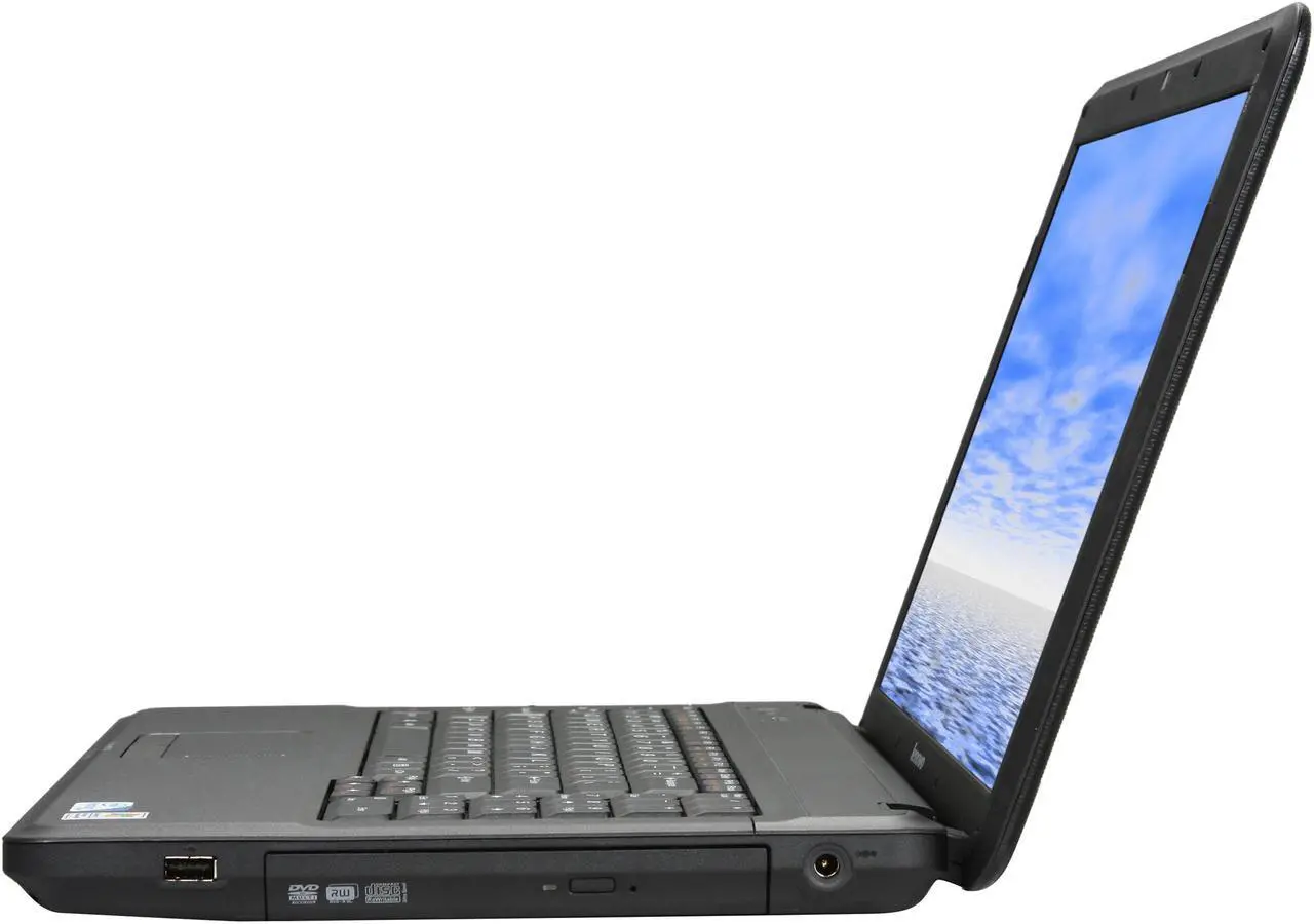 Lenovo Laptop Intel Pentium T4300 3GB Memory 250GB HDD Intel GMA 4500M 15.6" Windows 7 ...