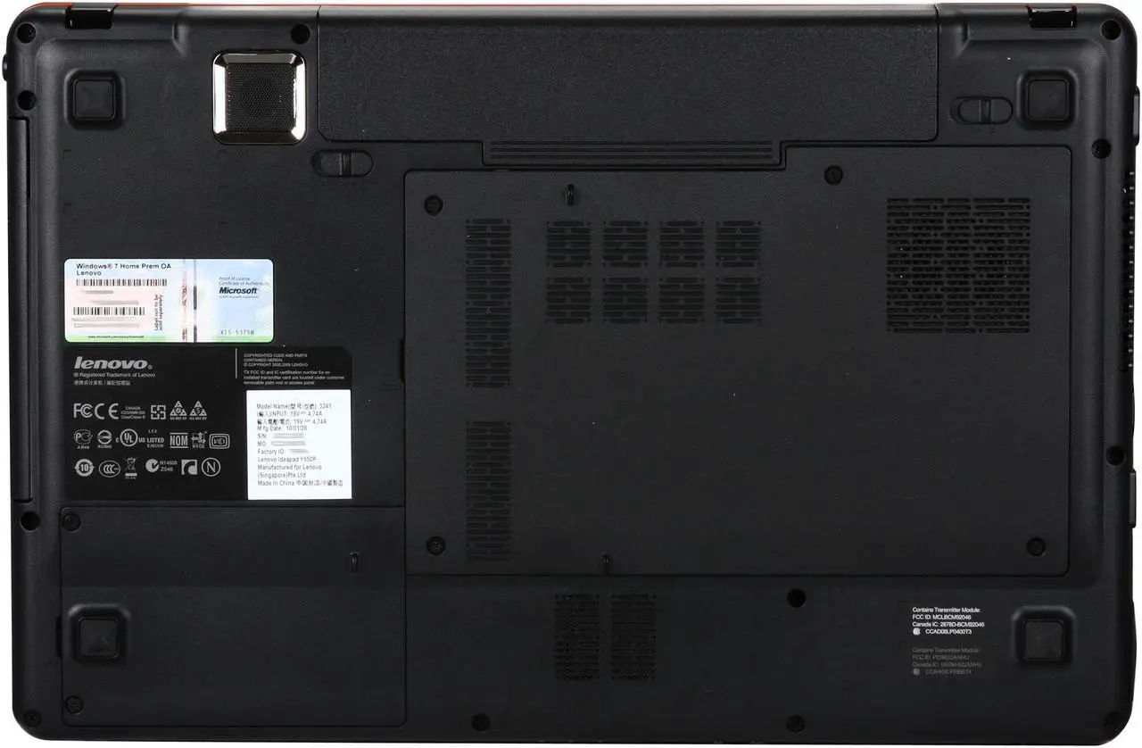 Lenovo Laptop IdeaPad Intel Core i3-330M 4GB Memory 500GB HDD NVIDIA ...