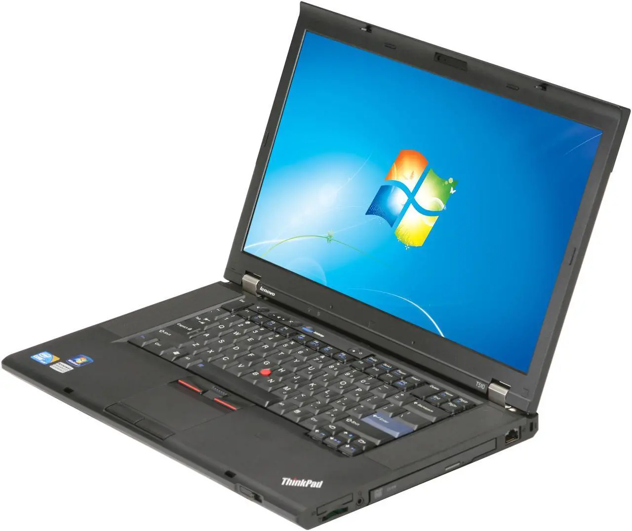 ThinkPad Laptop T Series Intel Core i5-520M 2GB Memory 250GB HDD Intel ...