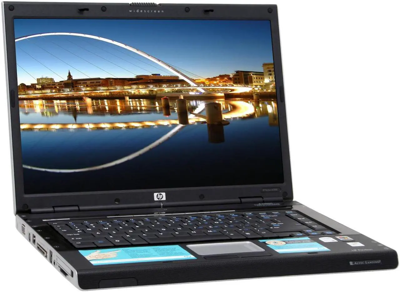 HP Laptop Pavilion Intel Core Duo T2050 1GB Memory 120GB HDD Intel GMA ...