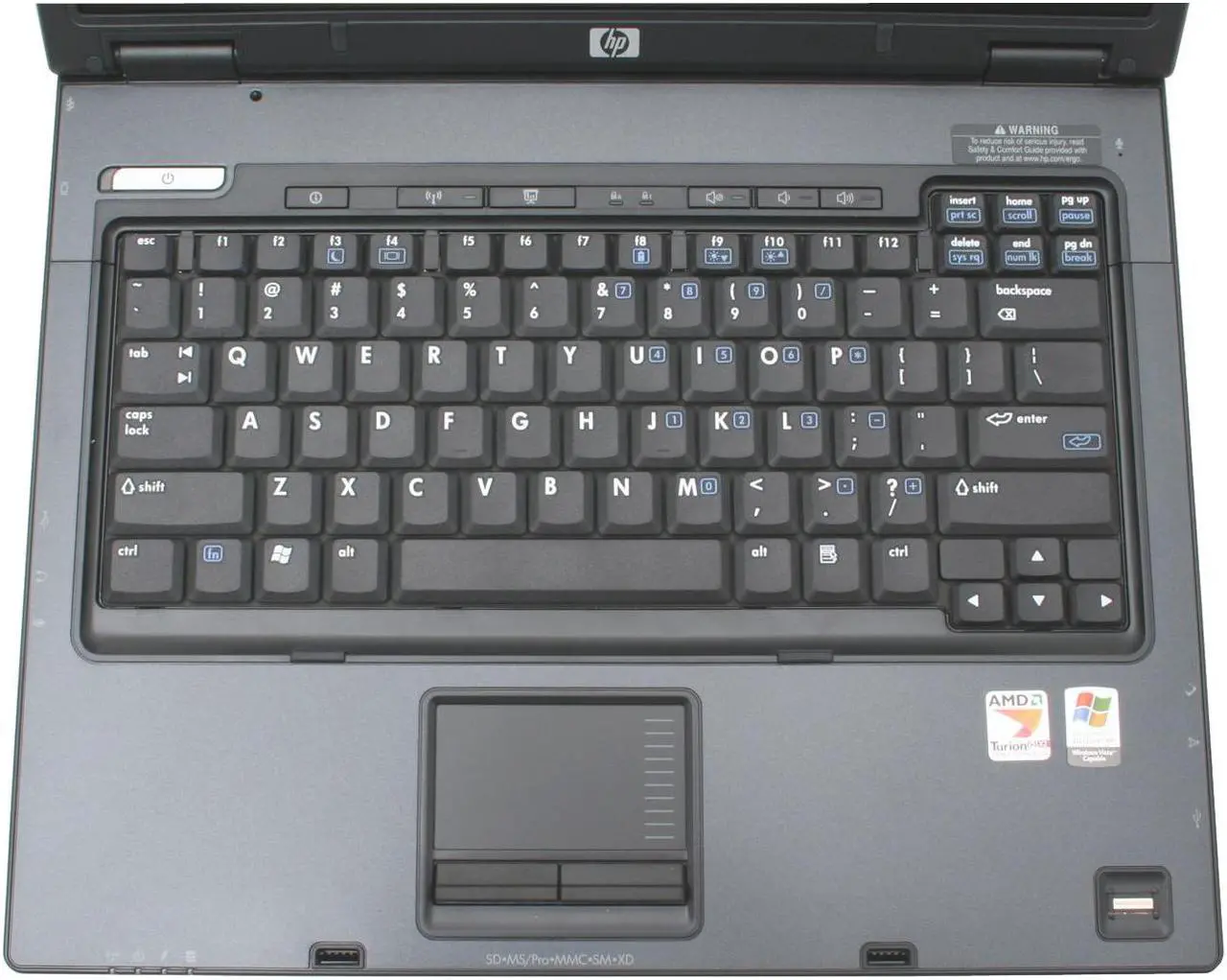 HP Compaq Laptop nx Series AMD Turion 64 X2 TL-56 1GB Memory 80GB HDD ...